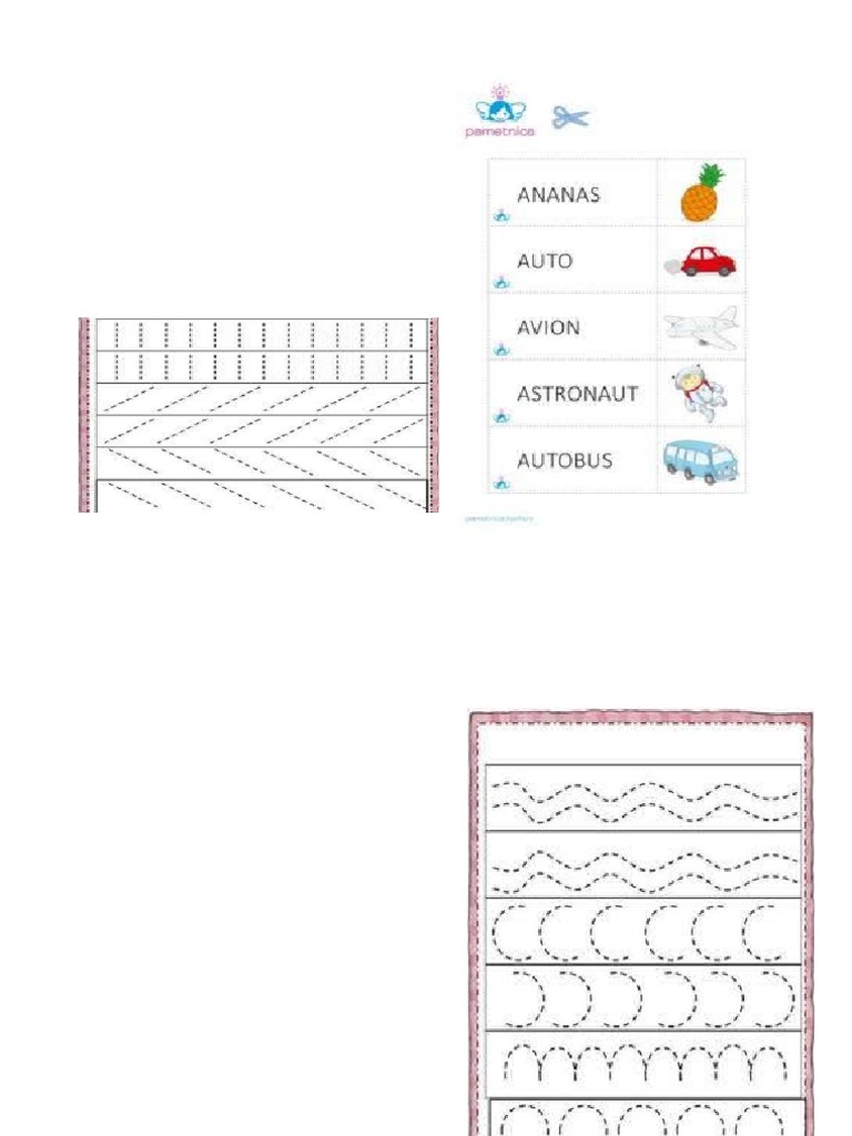 Grafomotoričke Vjezbe | PDF