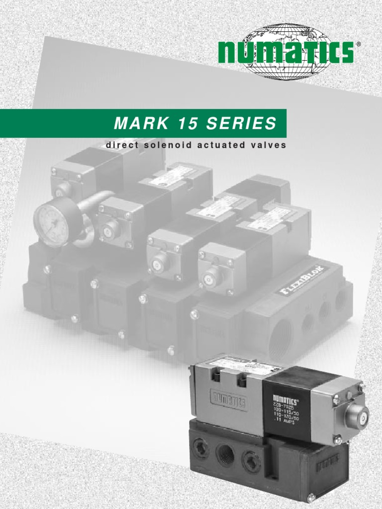 Numatics Manual | PDF | Valve | Manufactured Goods