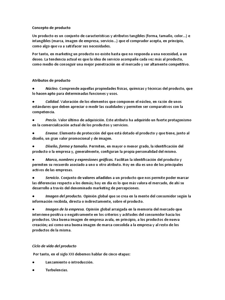 Significado de FVT en productos | PDF | Producto (Negocio) | Marketing