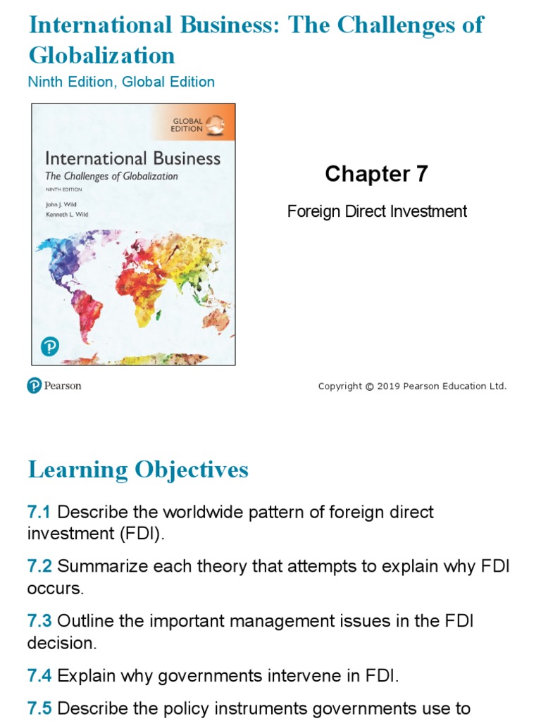 Wild Ib9 PPT 07 | PDF | Foreign Direct Investment | Balance Of Payments