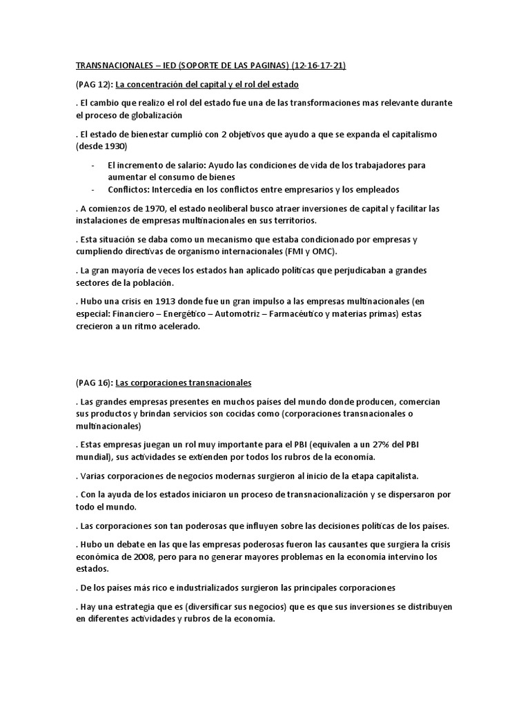 Resumen de Geografia | PDF | Globalización | Comercio Resumen de Geografia | PDF | Globalización | Comercio