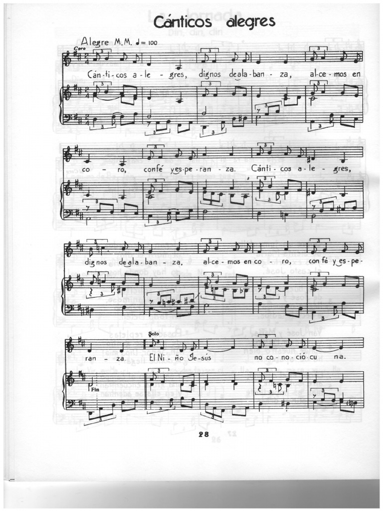 Aguinaldo CANTICOS ALEGRES 1 PDF | PDF