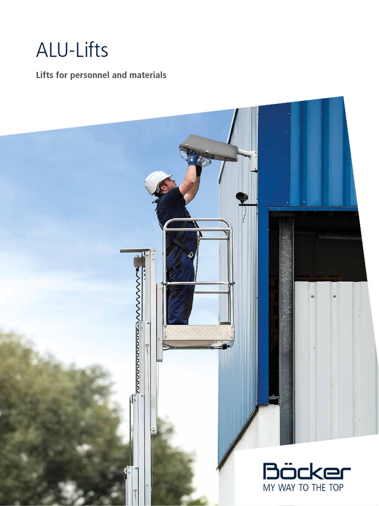 Alu Lifts en | PDF | Elevator | Crane (Machine)