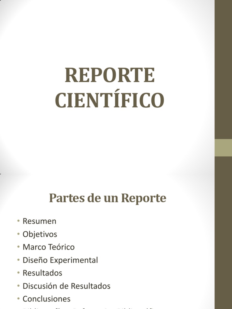 Partes Del Reporte-LFB JUNIO2020 | PDF | Teoría | Experimentar