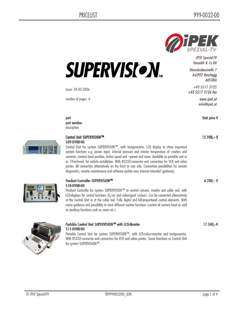 Supervision IPEK | PDF | Camera | Zoom Lens