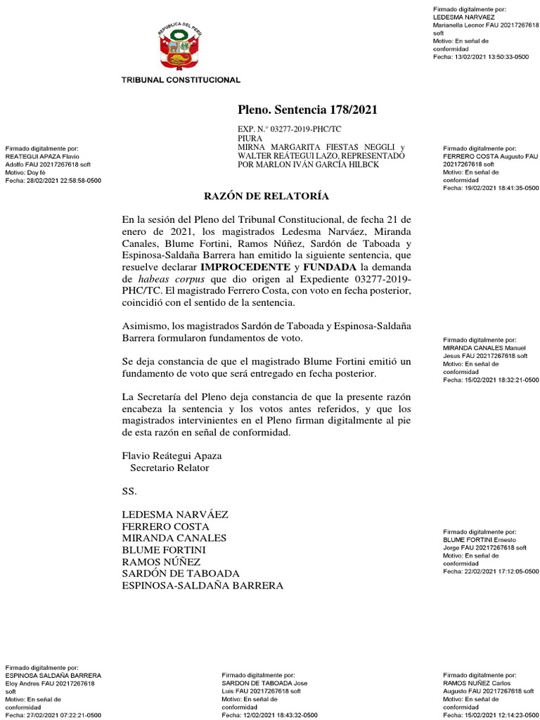 2019 HC | PDF | Debido al proceso | Ley procesal 2019 HC | PDF | Debido al proceso | Ley procesal