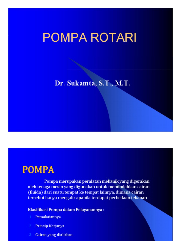 Pompa Rotari | PDF