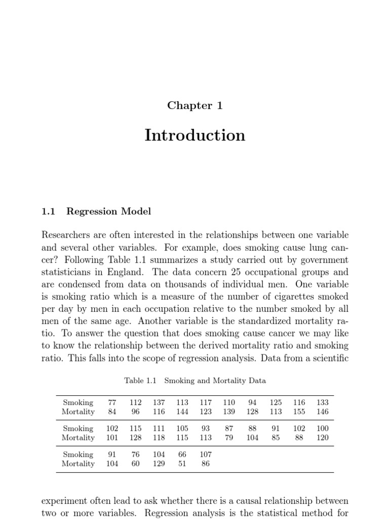 Linear Regression Chap01 Pdf Regression Analysis Linear Regression
