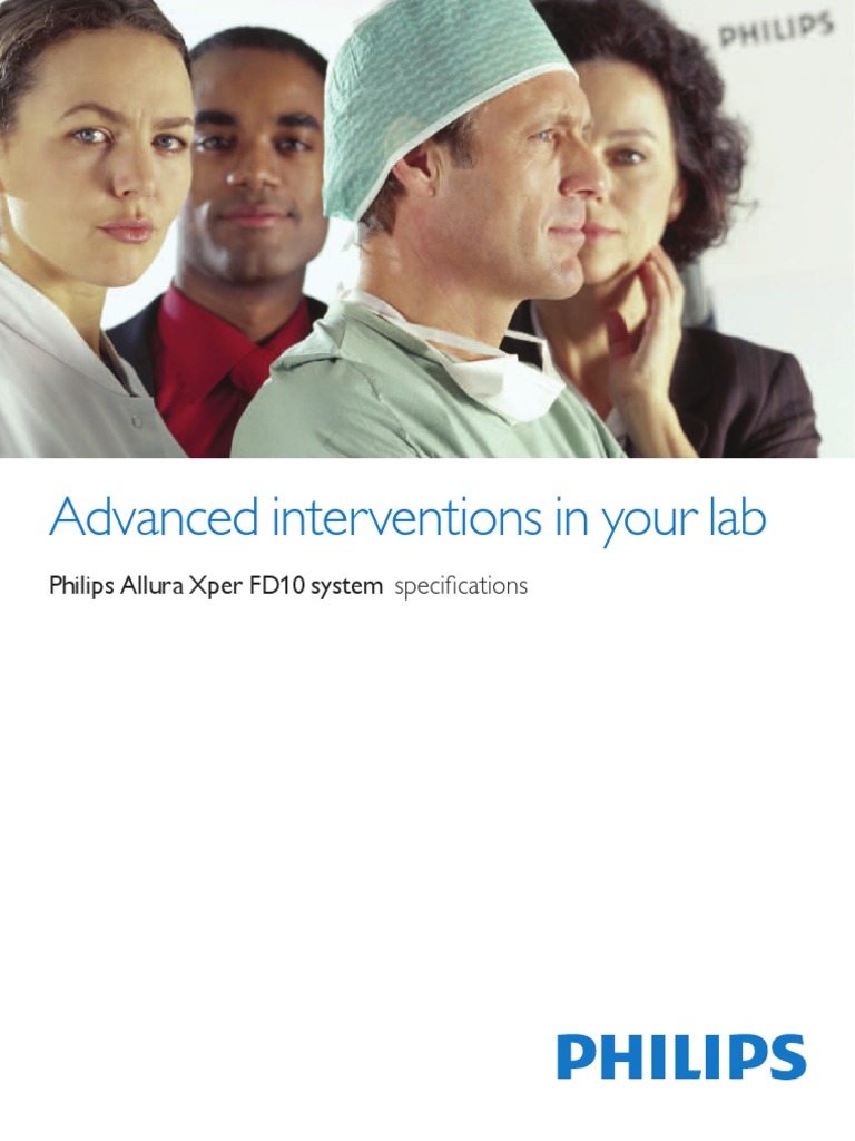 Philips Cath Lab Allura Xper FD10 Brochure | PDF | Computer Monitor | X Ray