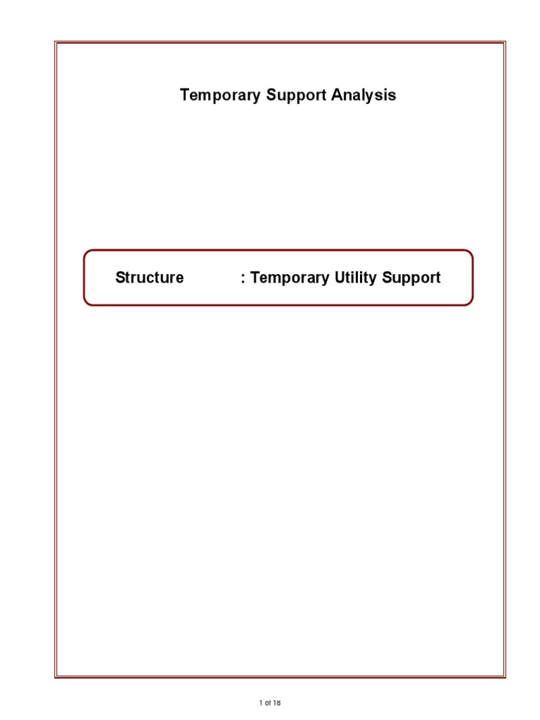 HSS Duct Support Analysis and Design | PDF | Beam (Structure) | Friction