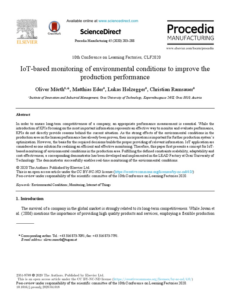 Iot Paper | PDF | Internet Of Things | Computing