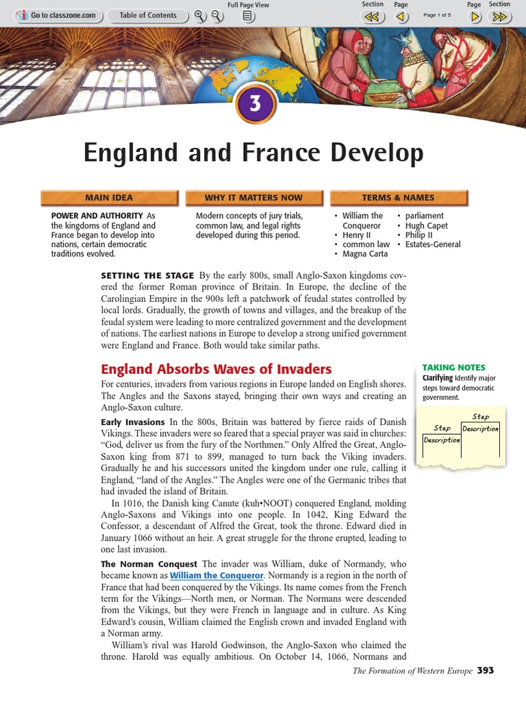 Centralizing Power in England and France | PDF | Kingdom Of England ...