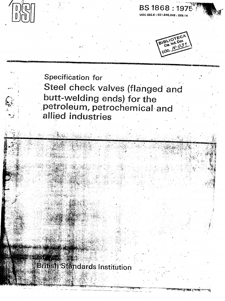 BS 1868 | PDF