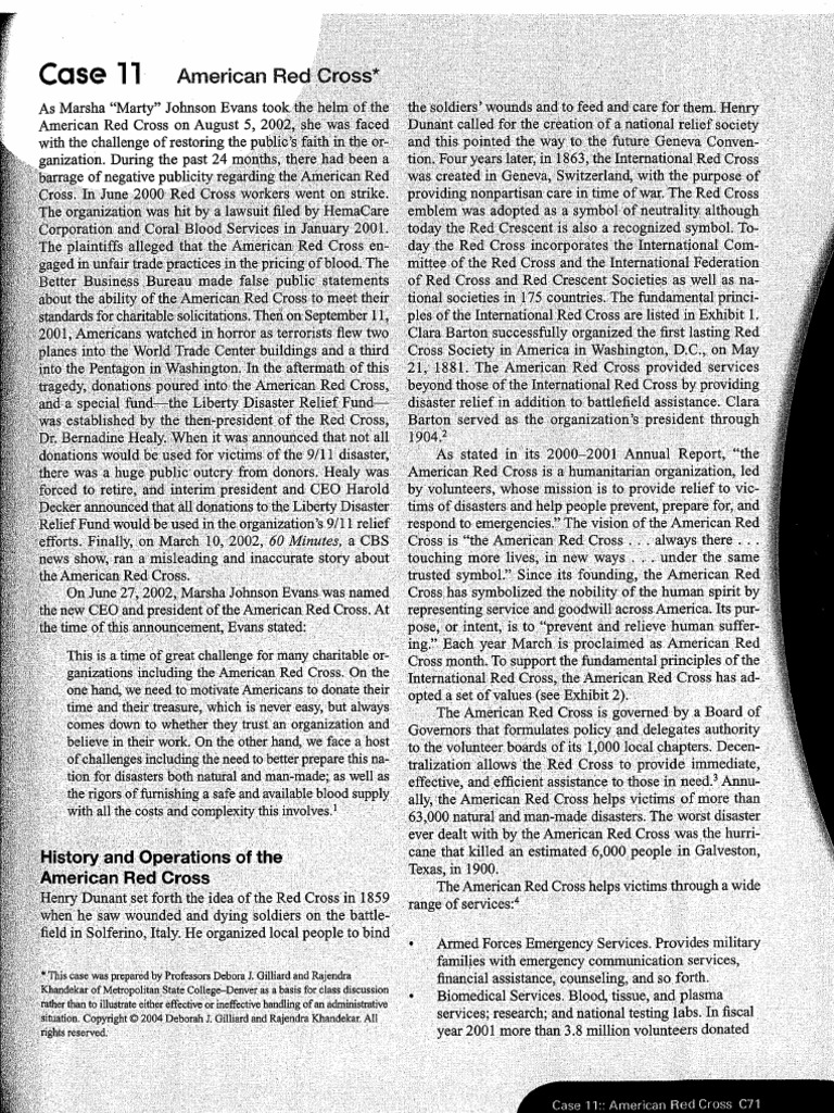 American Red Cross Case | PDF | Foreign Language Studies