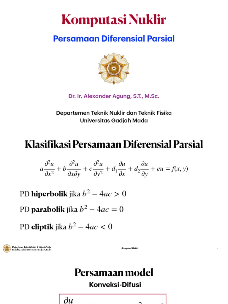 05-Persamaan Diferensial Parsial | PDF