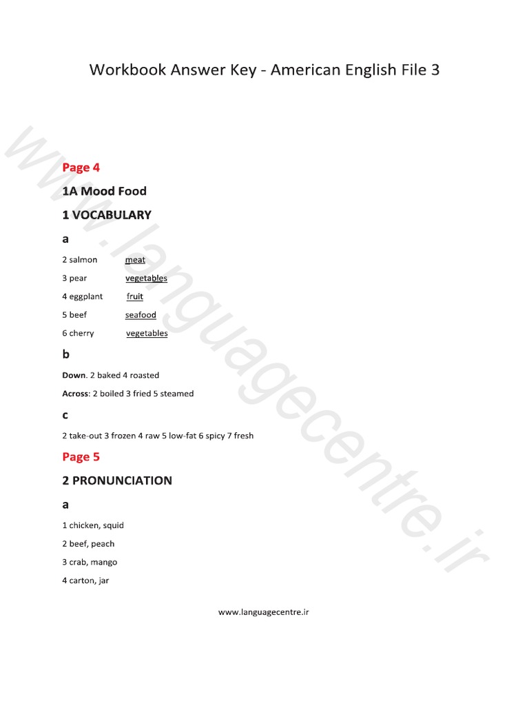 AEF 3A - Workbook Solutions | PDF