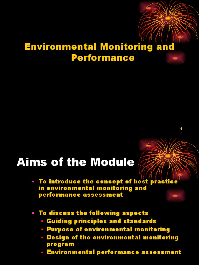 Environmental Monitoring and Performance | PDF | Environmental ...