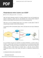 Protocolo HSRP | PDF | Enrutador (Computación) | Redes de computadoras