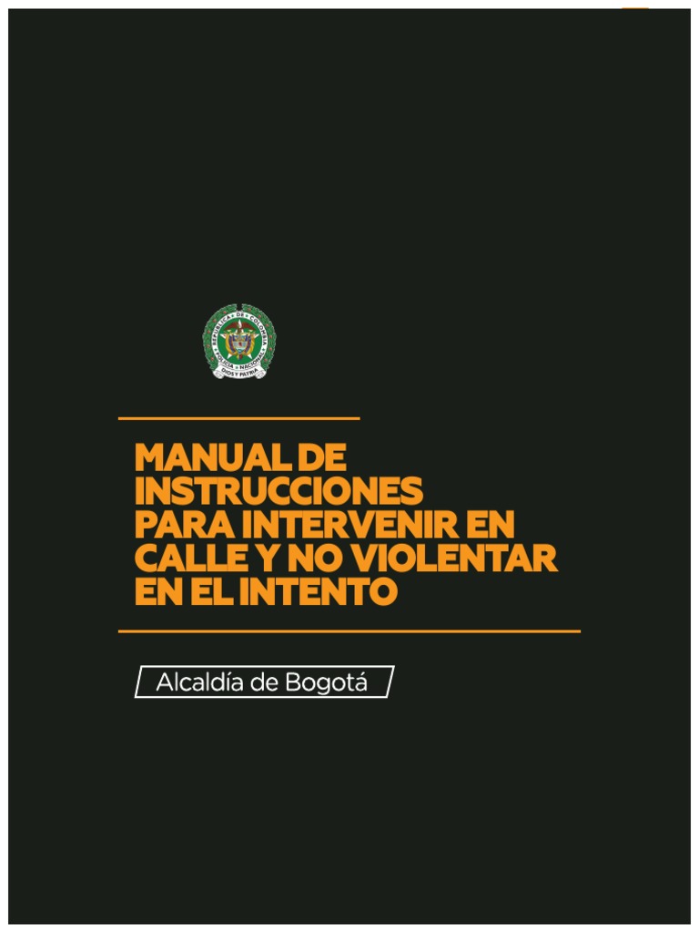 Manual de Instrucciones para Intervenir en Calle | PDF | Prostitución ...