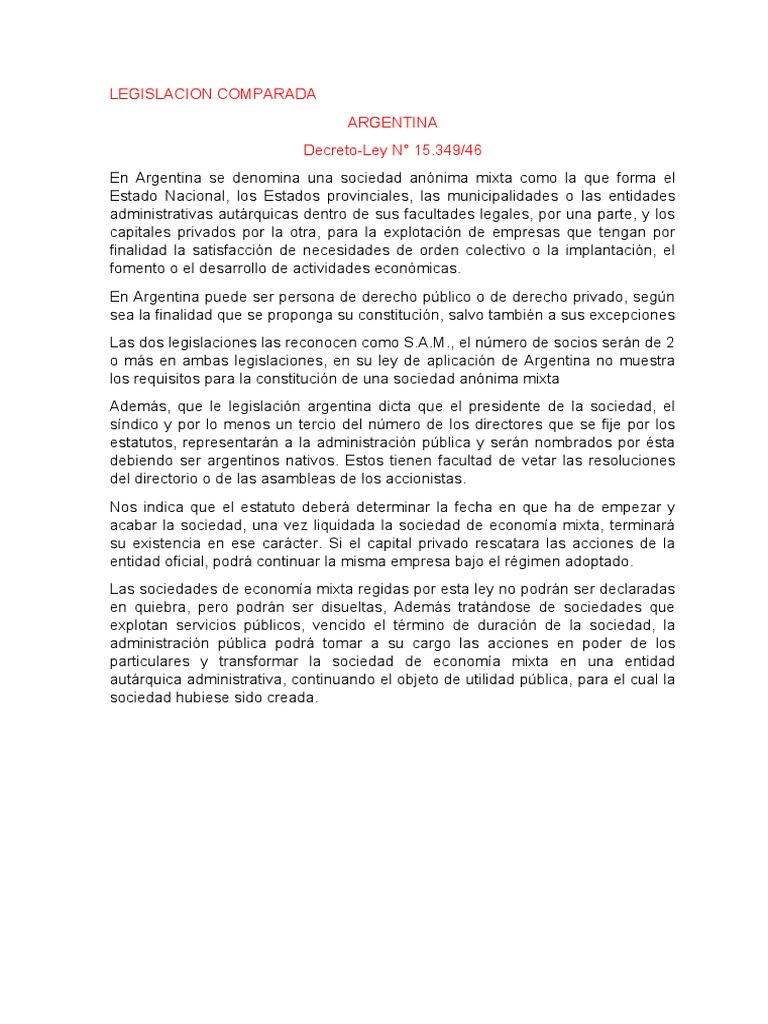 Legislacion Comparada | PDF | Sociedad | Justicia