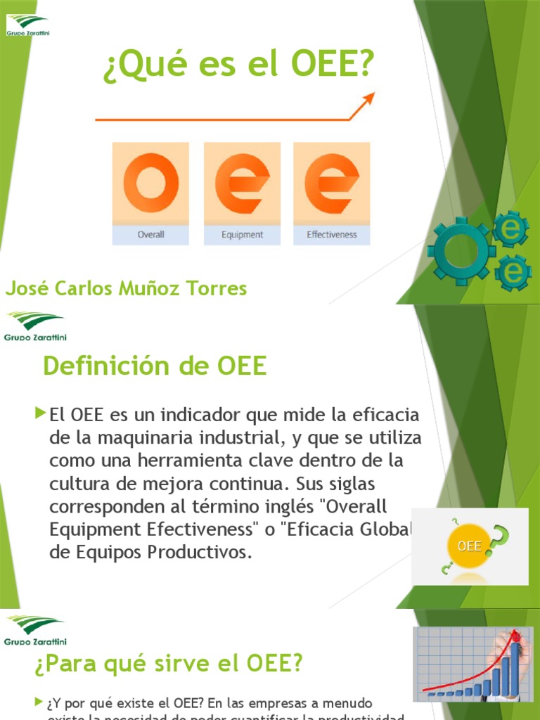 Qué Es El OEE | PDF