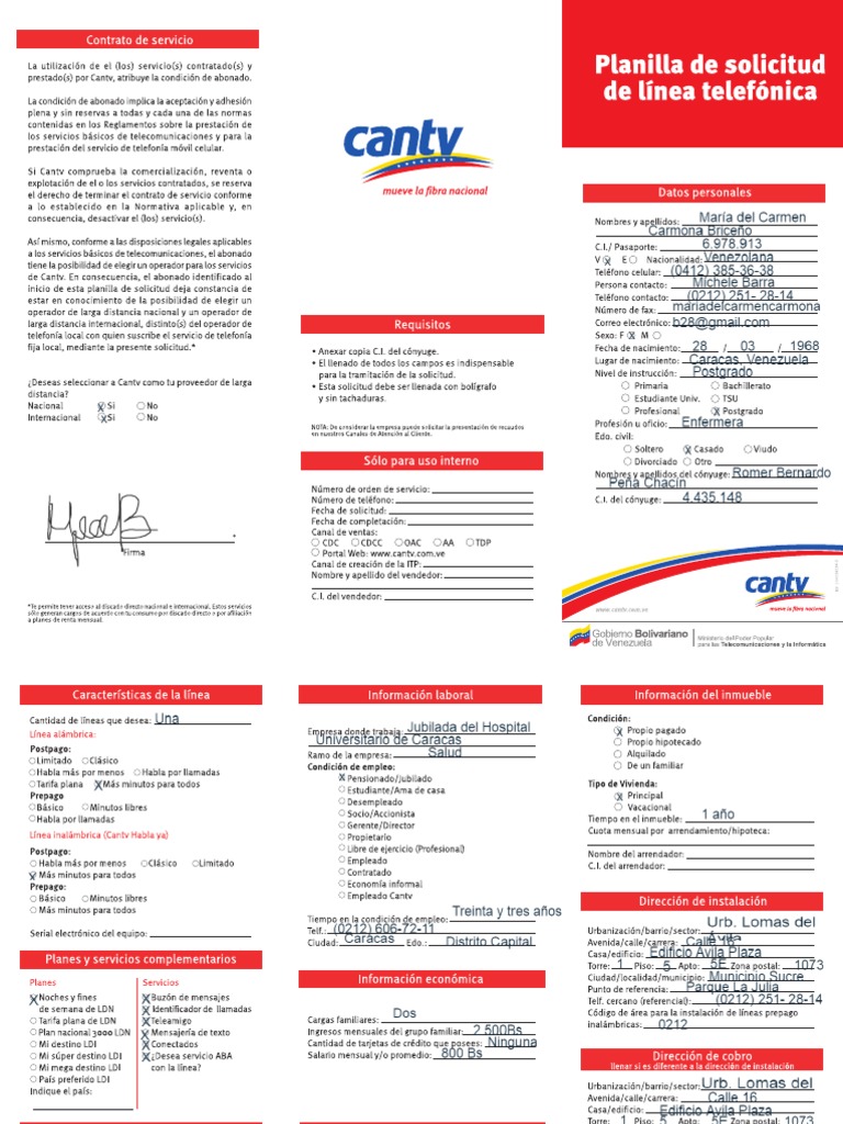 Planilla de Solicitid Itp Final | PDF