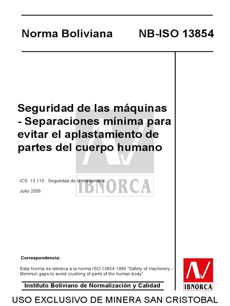 Nb-Iso 13854 - 2006 - MSC | PDF | Organización internacional para la ...