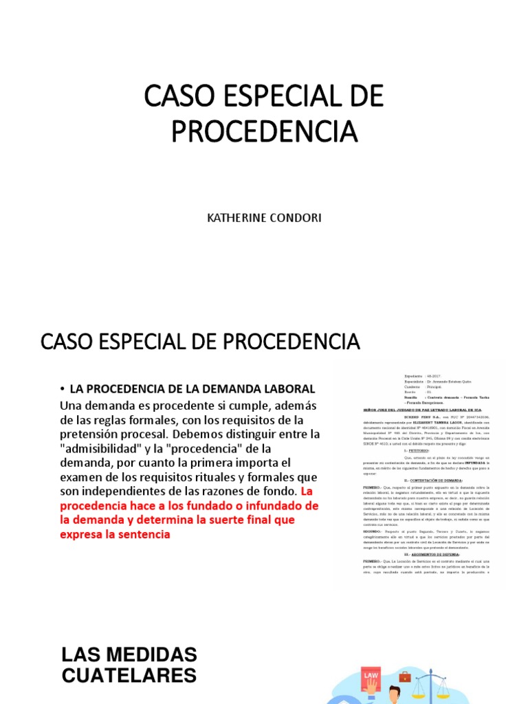 Caso Especial de Procedencia | PDF | Mandato | Demanda judicial