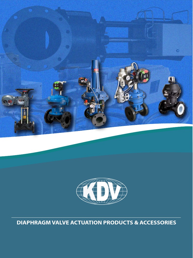 KDV Actuated Diaphragm Brochure - R2 | Download Free PDF | Valve | Actuator