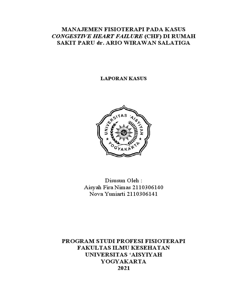 LAPSUS CONGESTIVE HEARTH FAILURE Untuk Rs | PDF
