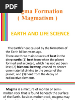 Demo Presentation - Earth-and-Life-Science-Magmatism | PDF | Magma | Igneous Rock