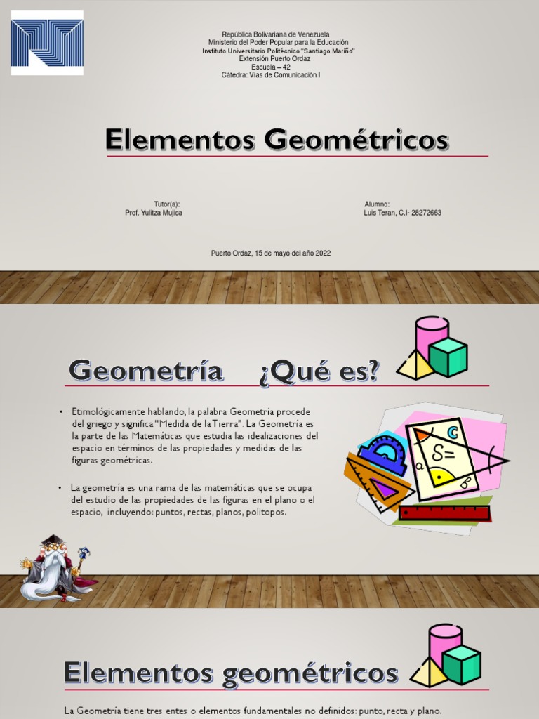 Luis - Teran Presentacion Diseño-Geometricos | PDF | Geometria plana) | Geometría