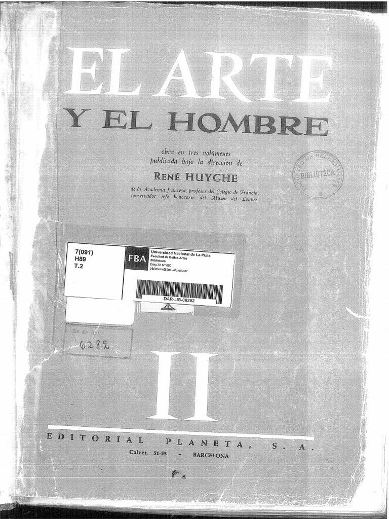 ARGAN, GIULIO - El Cinquecento Italiano y El Idealismo (PP 396-409 ...