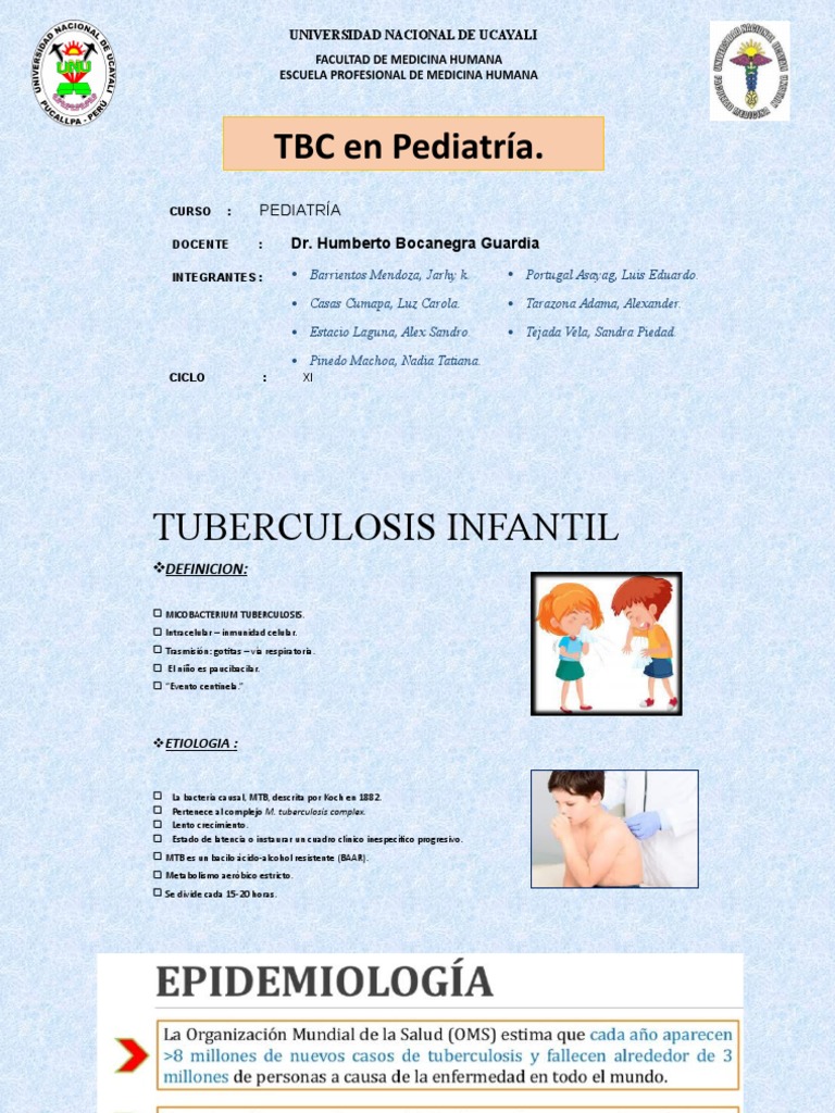 TBC en Pediatria | PDF | Tuberculosis | Sistema inmune