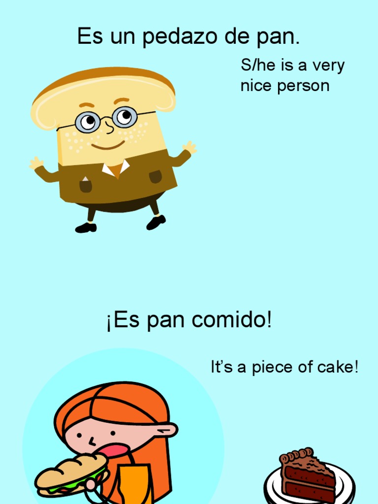 Food Idioms Spanish | PDF
