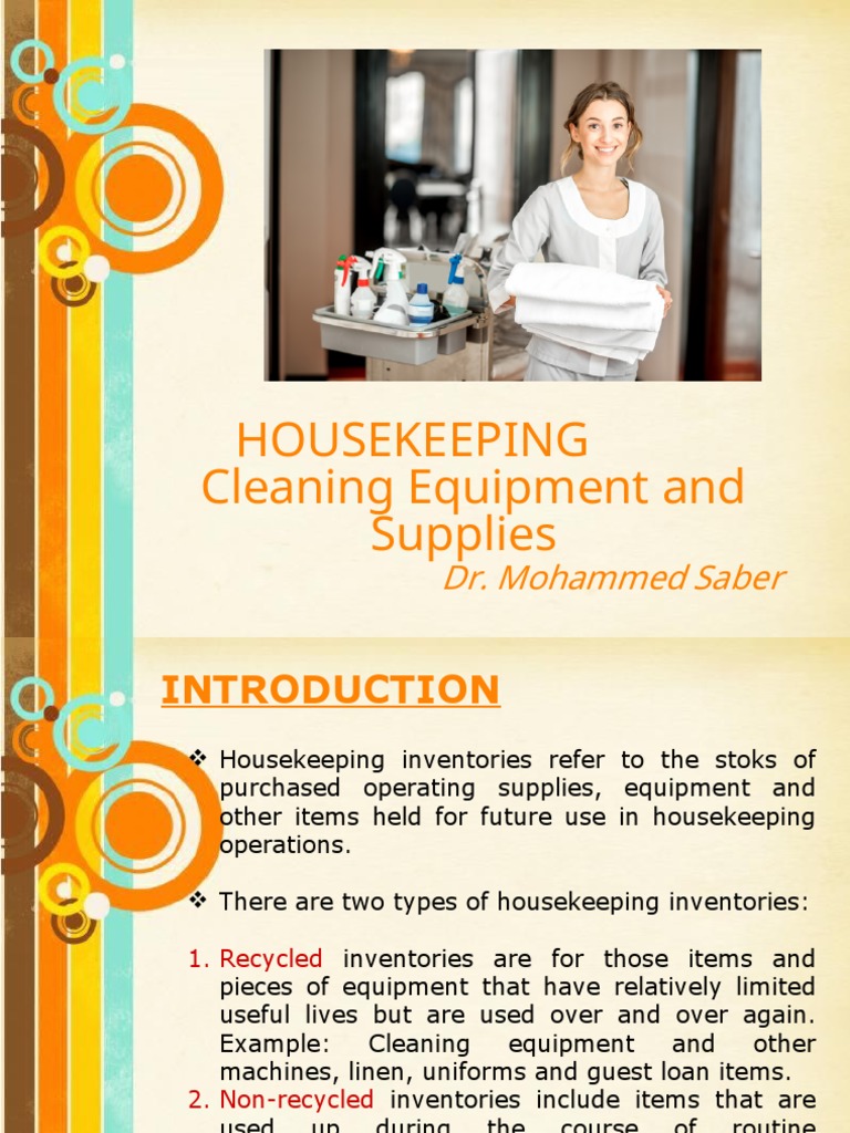 HOUSEKEEPING EQUIPMENT GUIDE | PDF | Vacuum Cleaner | Housekeeping