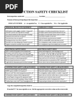 Laydown Yard Checklist | PDF | Waste | Safety