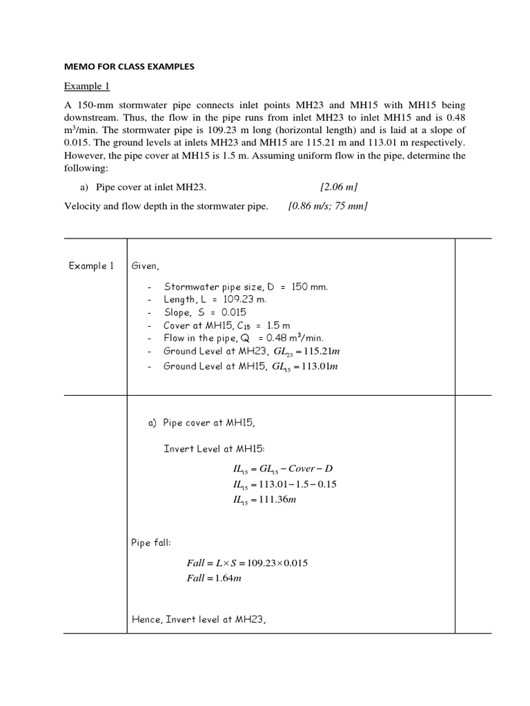Calculating Stormwater Runoff Rates Before and After Development of a ...