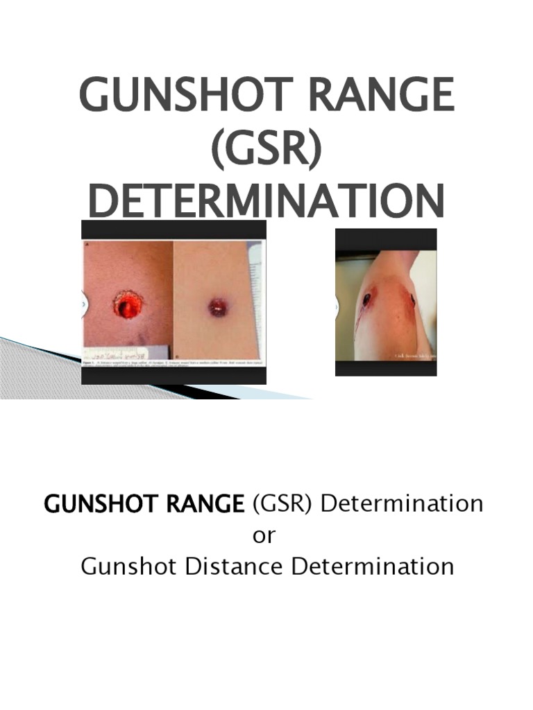Cri 311-Charter 8-4 Gunshot Range Determination | PDF | Gun Barrel ...