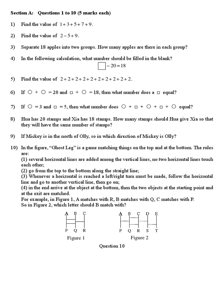 HXC2019 Final P1 | PDF | Mathematics