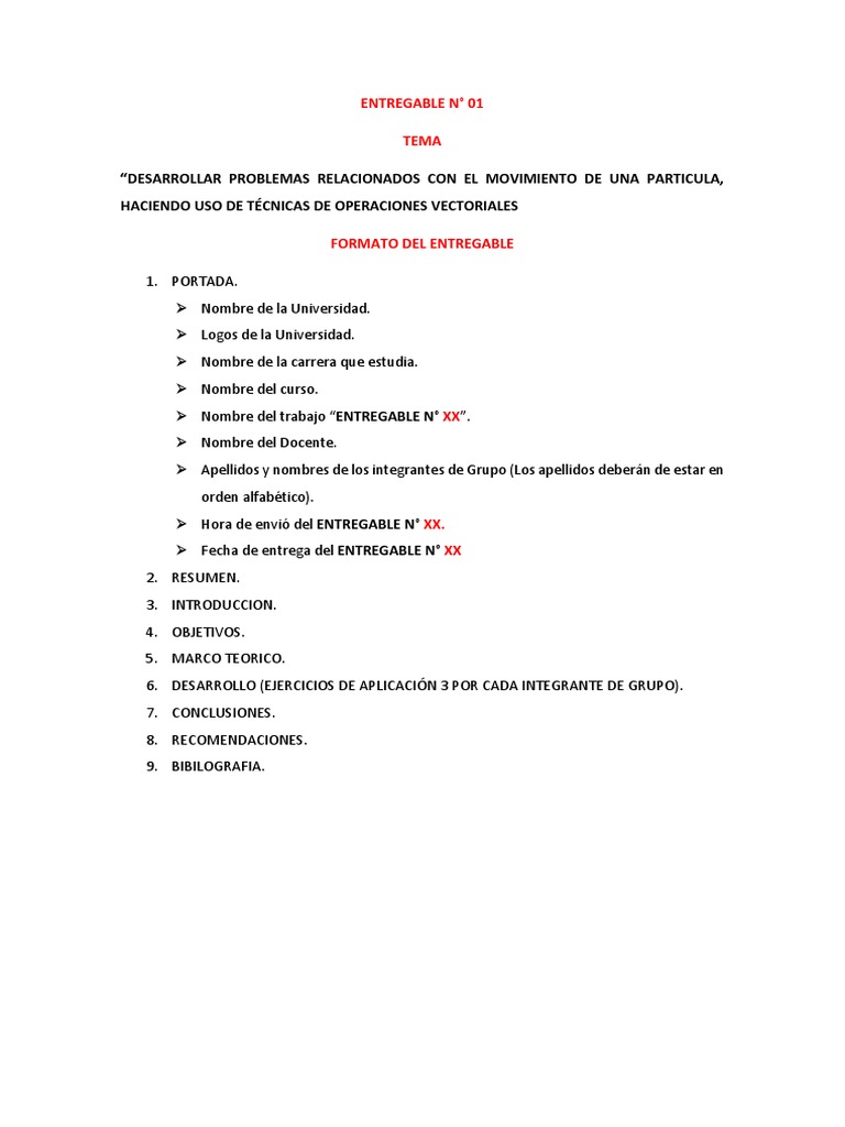 Entregable #01 | PDF