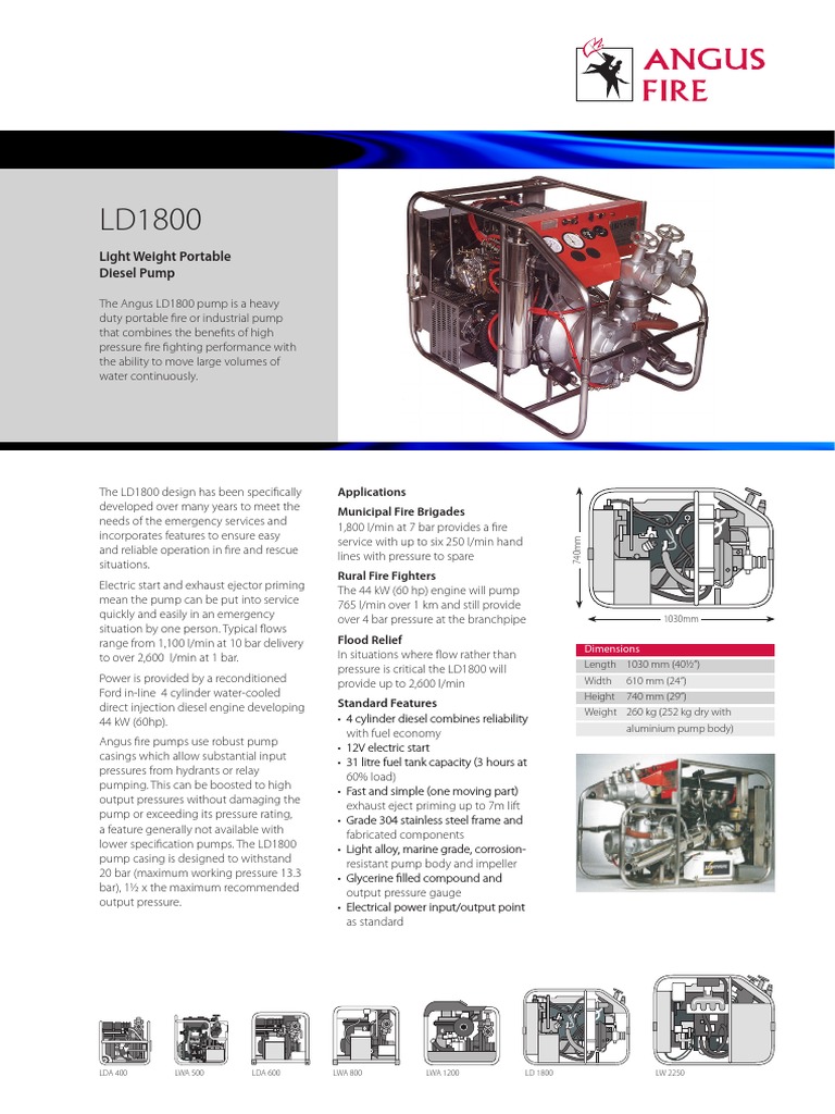 LD1800 | PDF | Pump | Diesel Engine