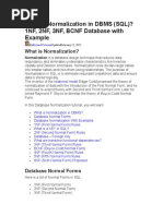What Is Database Normalization | PDF | Databases | Information Management