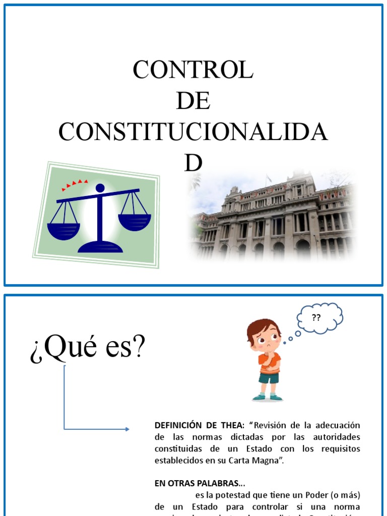 Control de Constitucionalidad | PDF | Convenio europeo de derechos ...