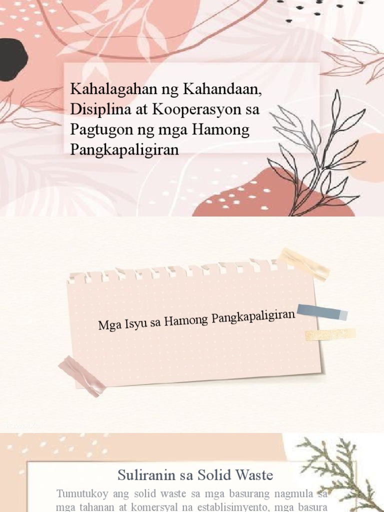 Q1 MODULE 3 Kahalagahan NG Kahandaan Disiplina at Kooperasyon Sa ...