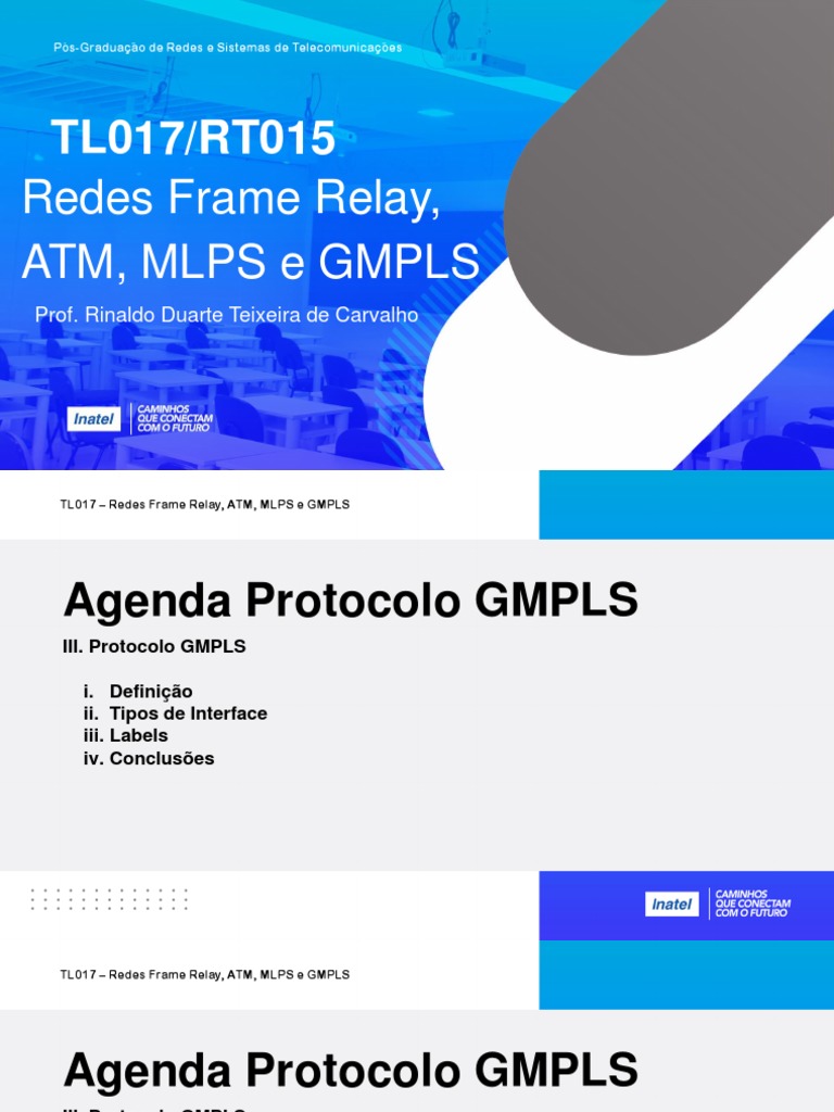 RT 015 - Redes GMPLS | PDF | Rede de computadores | Redes