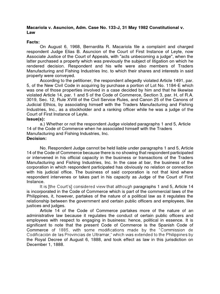 The Self-Executing Nature of Constitutional Provisions: Analysis of Key ...
