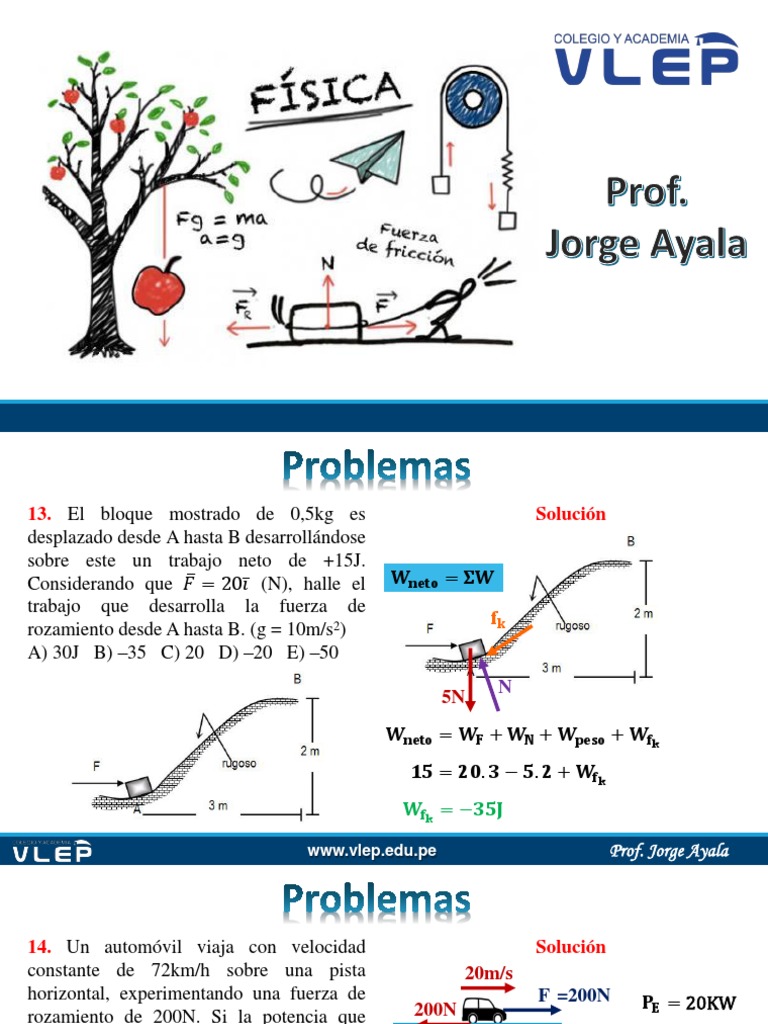 2020 - 07 - 06 - 20 - 15 - 55 - Problemas Sobre Trabajo Potencia y Energia | PDF | Cantidades ...