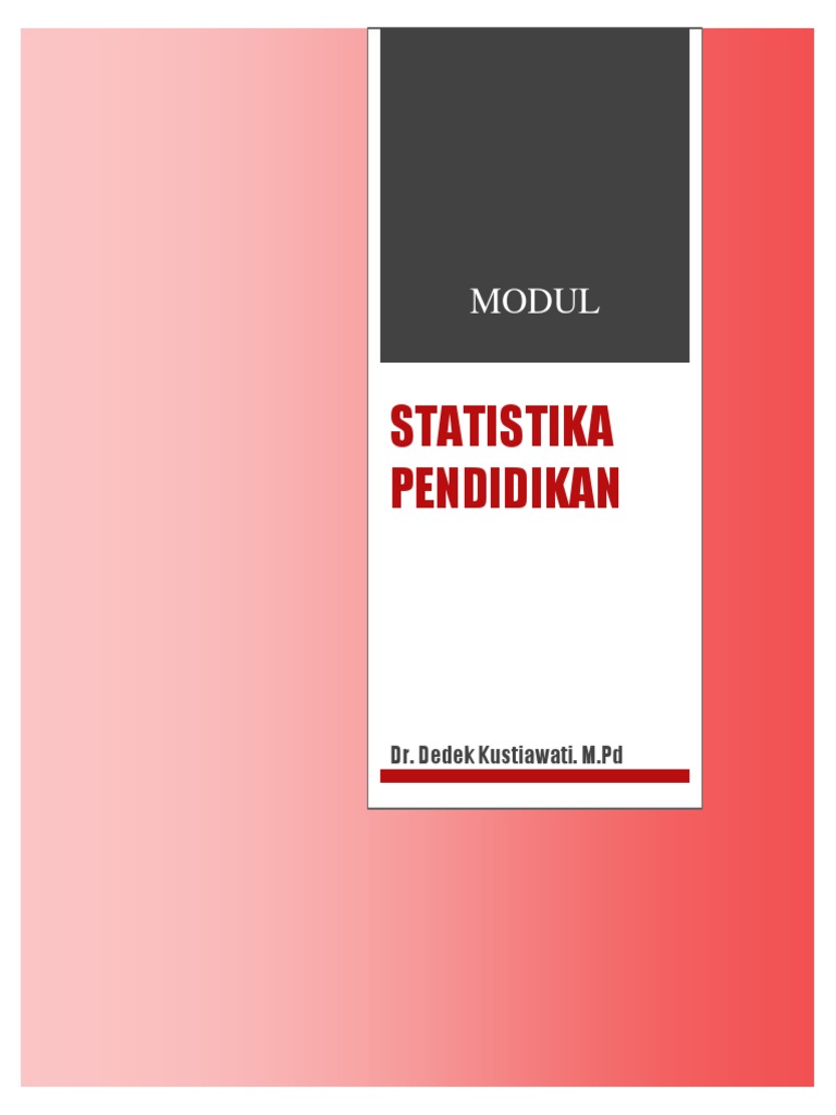 Modul Statistika Pendidikan - Compressed | PDF