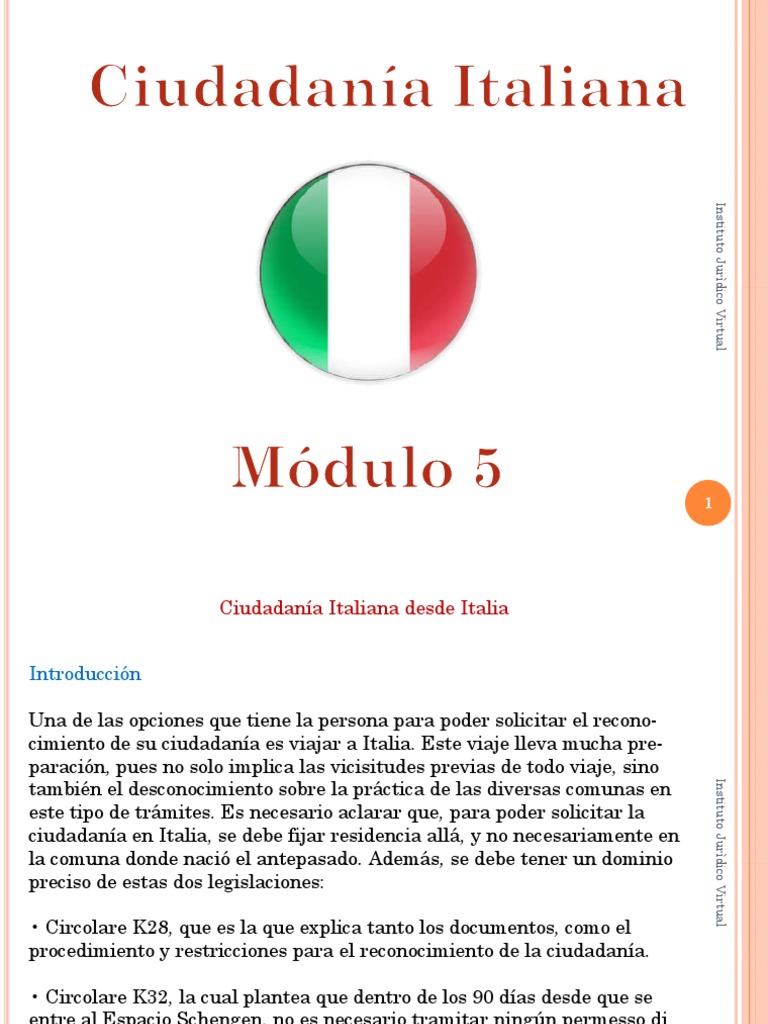 Módulo 5 Italiano | PDF | Gobierno | Gobierno y personalidad